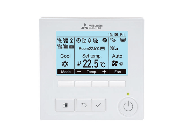 Mitsubishi Electric Wired Backlit Controller PAR-41MAA