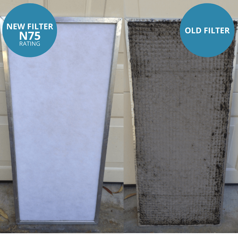 N75 Ducted Air Conditioner Filter Material MERV 8 - Best Aircon Premiu