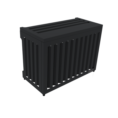 Air Conditioning Cover - Louvred Aluminium Screen | Aus Air Conditioners