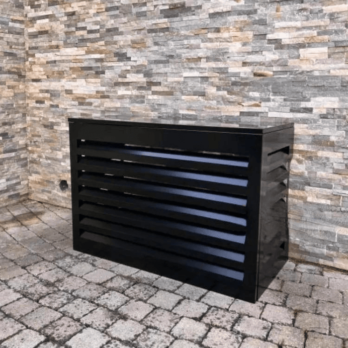 Air Conditioning Cover - Louvred Aluminium Screen | Aus Air Conditioners