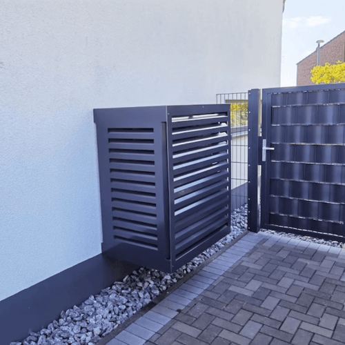 Air Conditioning Cover - Louvred Aluminium Screen | Aus Air Conditioners
