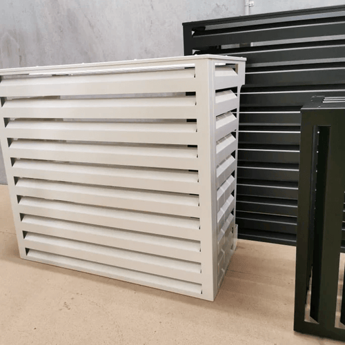 Air Conditioning Cover - Louvred Aluminium Screen | Aus Air Conditioners