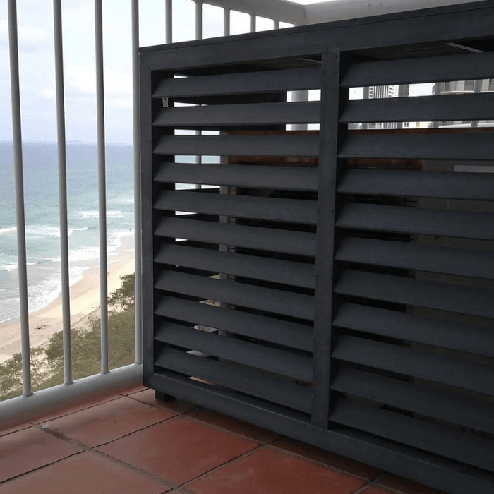 AC Cover - Wood Plastic Composite Screen | Aus Air Conditioners