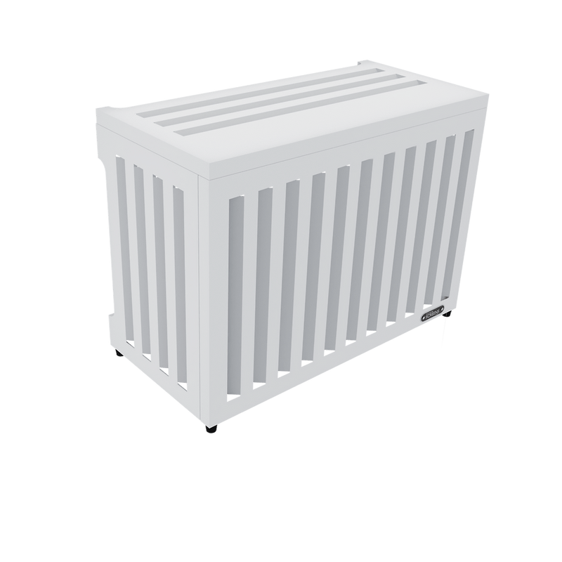 Air Conditioning Cover - Louvred Aluminium Screen | Aus Air Conditioners