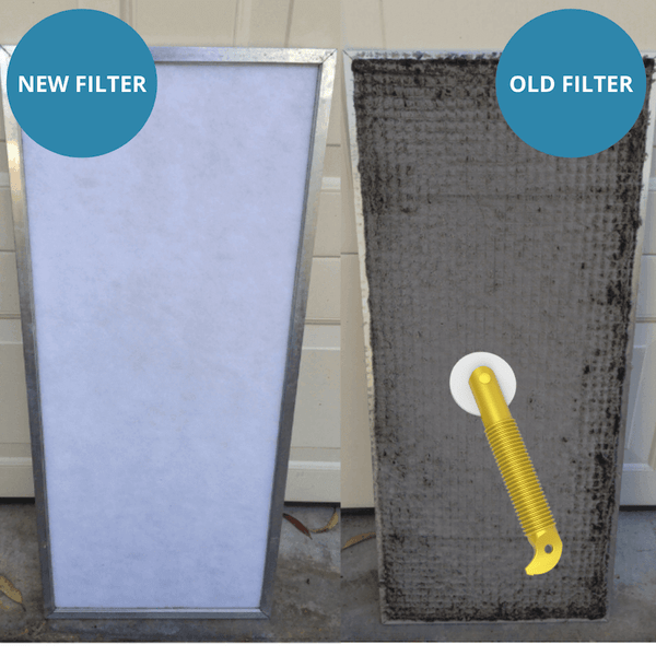 Ducted Air Conditioner Filter Kit w/ Spline Roller (Best G3 White Prem